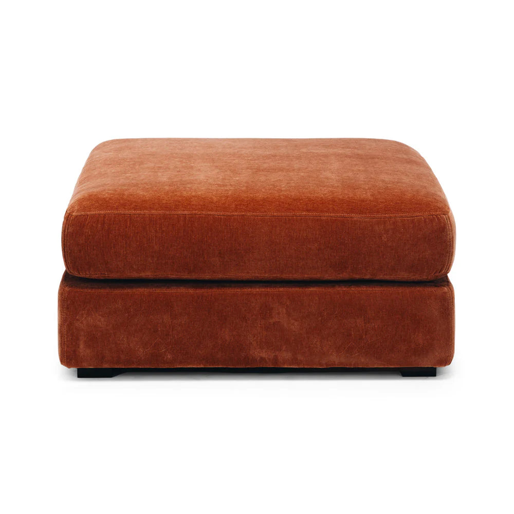 Harmony Ottoman - Rust – HardingsFurniture