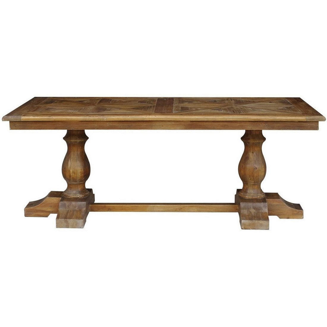DINING TABLE PARQUET TOP OLD PINE – HardingsFurniture