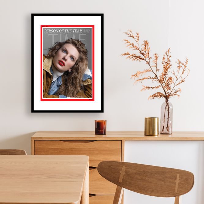Taylor Swift Time Cover 2 Framed Print – Hardings Furniture